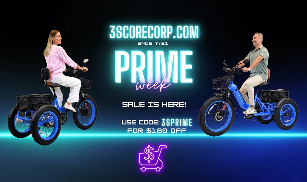 3SCORE Electric Folding Tricycle for Adults 750W Motor 48V Battery Fat – 3scorecorp.com